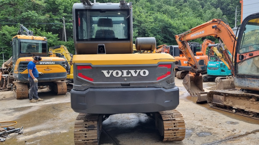 볼보 02급 EC60E 2016년 코끼리 집게, 회전 라인, 본 바가지 매매|전문가들