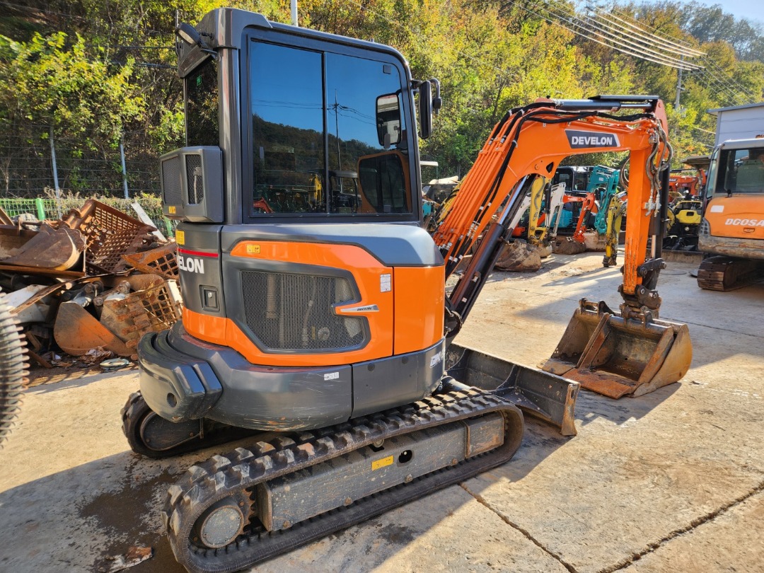 두산 3.5톤 캐빈형 DX35 2022년 800시간 3종 바가지, 회전 라인 매매|전문가들