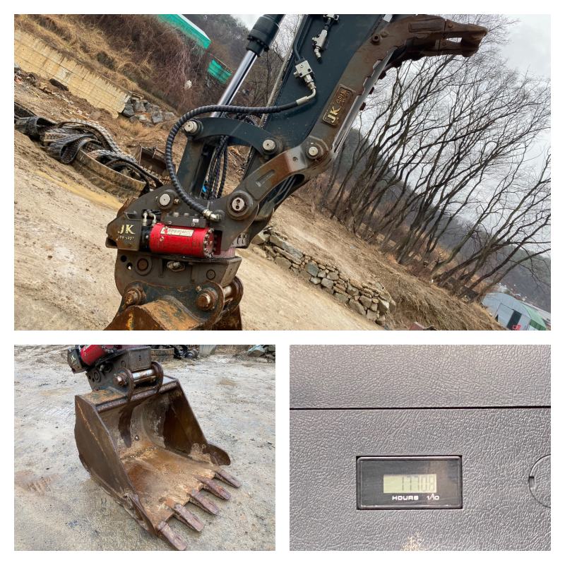 HW145 1800시간사용 회전링크 집게장착 옵션상태굿|전문가들