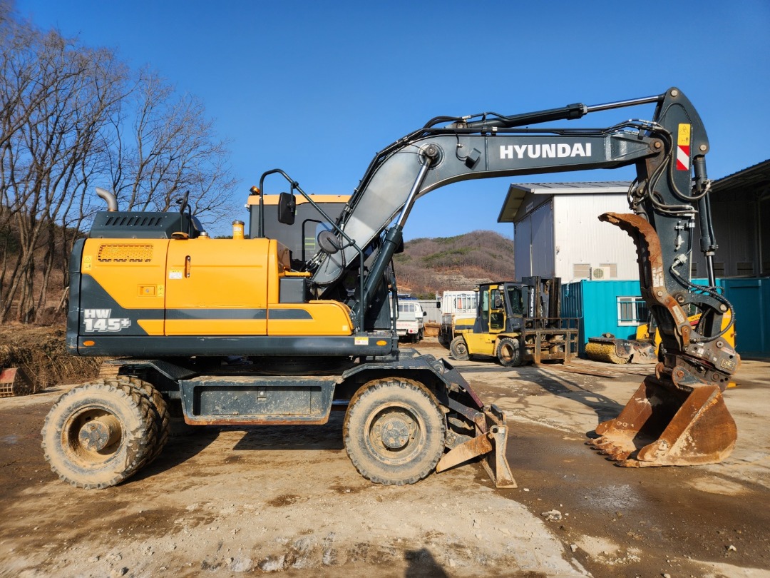 현대 06W 굴삭기 HW145+ 2021년 1700시간 코끼리 집게 회전 링크 매매|전문가들