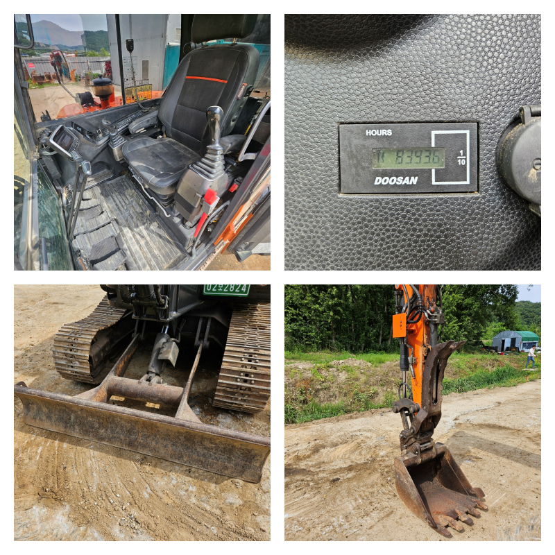 두산 02급 굴삭기 DX55MT 2018년 8300시간 코끼리 집게 구성 매매|전문가들